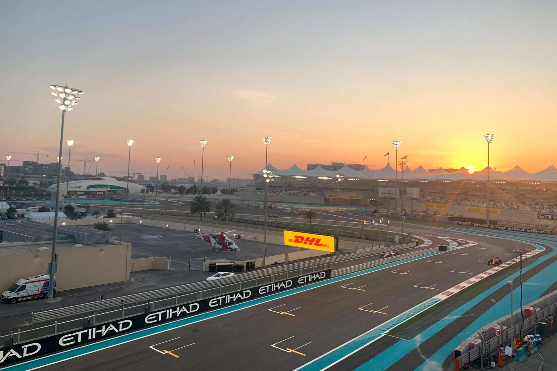 We are in Abu Dhabi for the final Formula 1 race of 2019 - Bikini Media